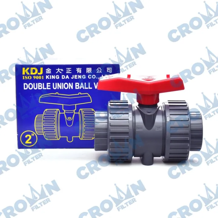 Stop Kran Watermur / Double Union Ball Valve KDJ 2" | Lazada Indonesia