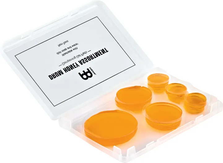 AA MEINL Drum Honey Assortment 12 pcs. (MDHA) เจลมิ้วเสียงกลอง 12ชิ้น ...