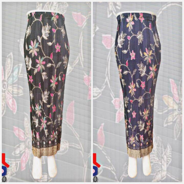 Rok wanita dewasa model terbaru 2022 ROK PLISKET BATIK KUALITAS BEST ...