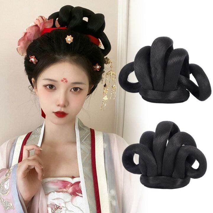 วิกผม Y2K2ผู้หญิงแบบธรรมชาตินิ่มสังเคราะห์แบบดั้งเดิมย้อนยุคผมวิกผมคอสเพลย์แบบวินเทจโบราณวิกผม ...