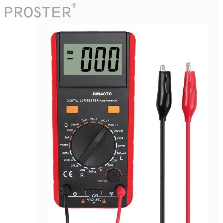 Proster Digital Professional Inductance Capacitance Meter LCR Meter ...