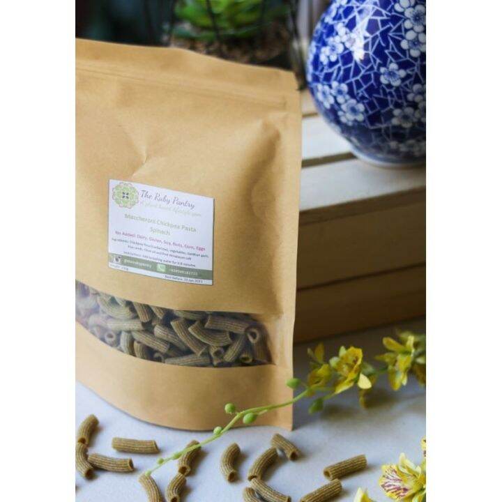 ddqu44 Maccheroni Chickpea Pasta - The Ruby Pantry 250g - High Fiber ...