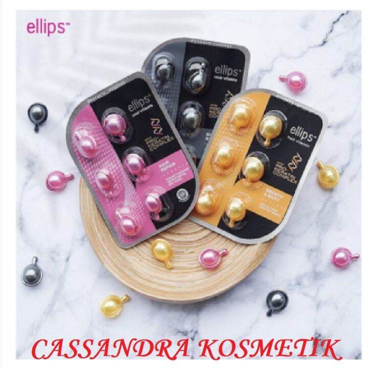 ELLIPS VITAMIN RAMBUT PRO KERATIN ISI 6 | Lazada Indonesia
