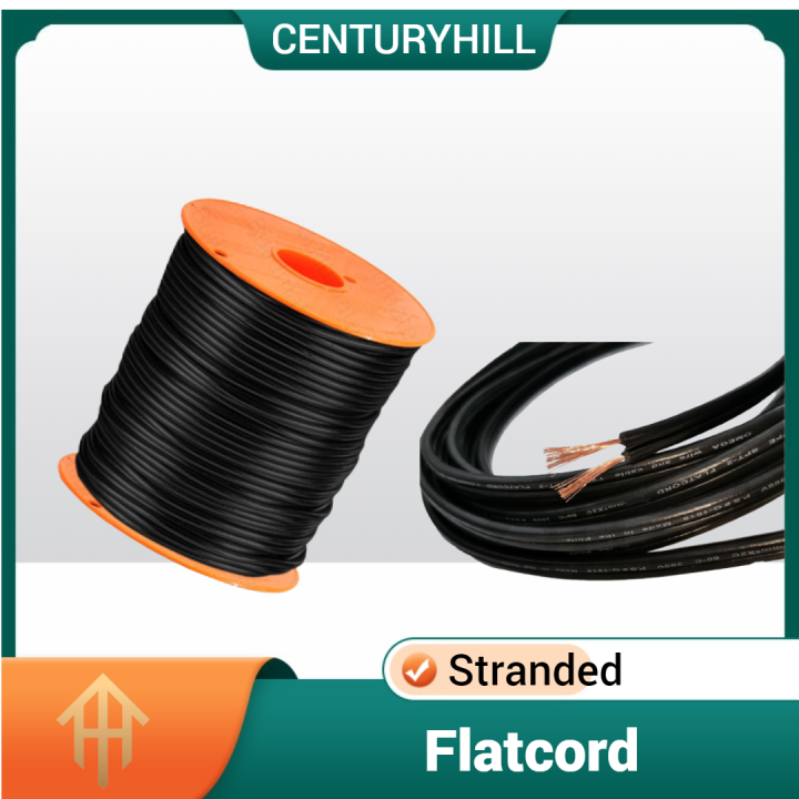 (Per 10meter )FLAT CORD EXTENSION WIRE #16 / #18 / #22 | Lazada PH