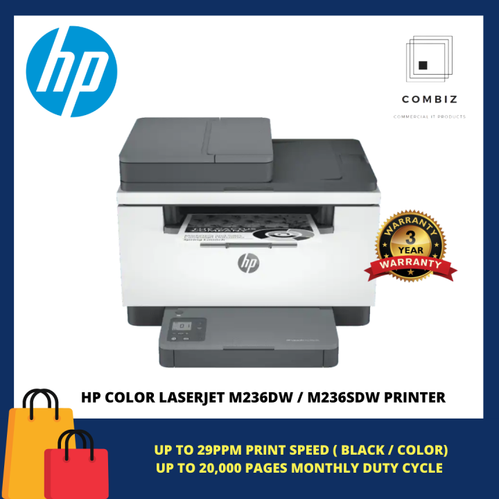 HP LASERJET M236DW / M236SDW PRINTER ( 9YF95A / 9YG09A ) PRE ORDER | Lazada