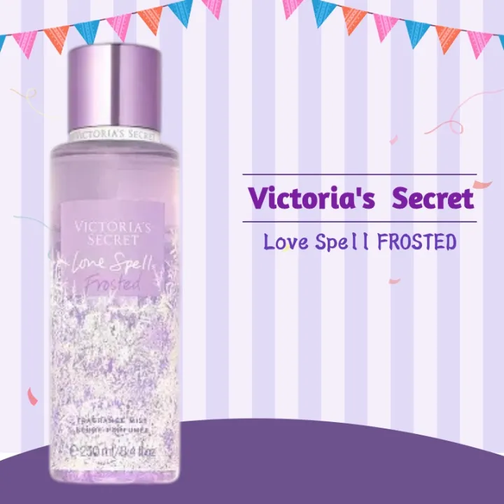 Victoria's Secret VS Love Spell FROSTED Fragrance Mist Authentic Perfume for Women 250mL ...
