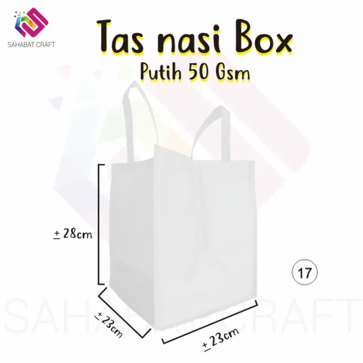 TAS NASI BOX PUTIH 50 GSM | Lazada Indonesia