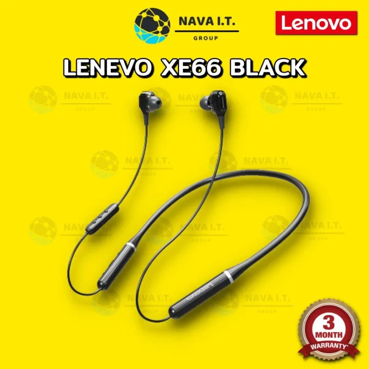 🔥HOT⚡️ หูฟังบลูทูธ Lenovo XE66 Neckband Bluetooth Headphones Four Speakers Stereo Magnetic in ...