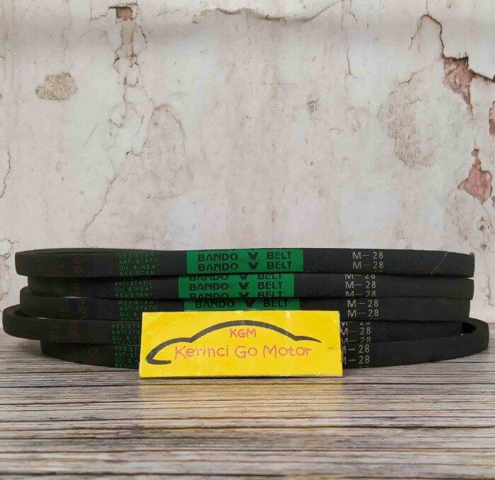 BANDO VAN BELT M-28 V BELT TALI KIPAS M28 FAN BELT MESIN CUCI POLOS ...