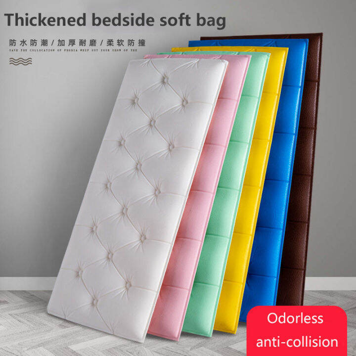 Tebal Diri-Pelekat Kepala Katil Beg Lembut Anti-Perlanggaran Kang ...