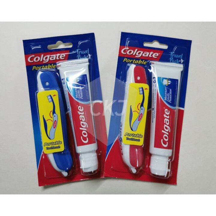 Colgate Portable Toothbrush w/ FREE Toothpaste 25ml | Lazada PH