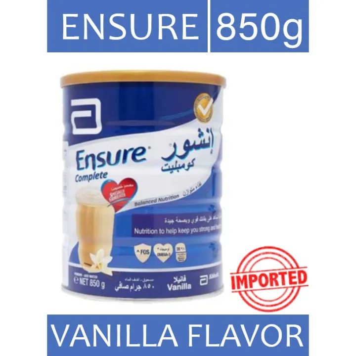 Ensure Complete Vanilla Flavor 850g(New Packaging) | Lazada PH