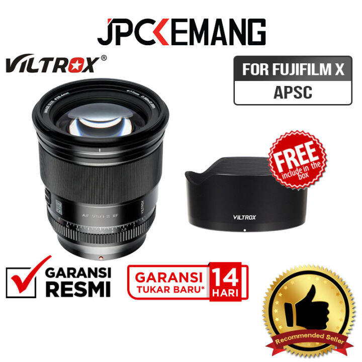 Viltrox AF 75mm f1.2 Pro XF Fujifilm X Viltrox AF 75 mm f/1.2 Fuji JPC KEMANG GARANSI RESMI ...