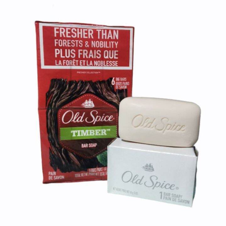 SOLD PER BAR Original Imported Old Spice Swagger or Timber 141g Bar ...