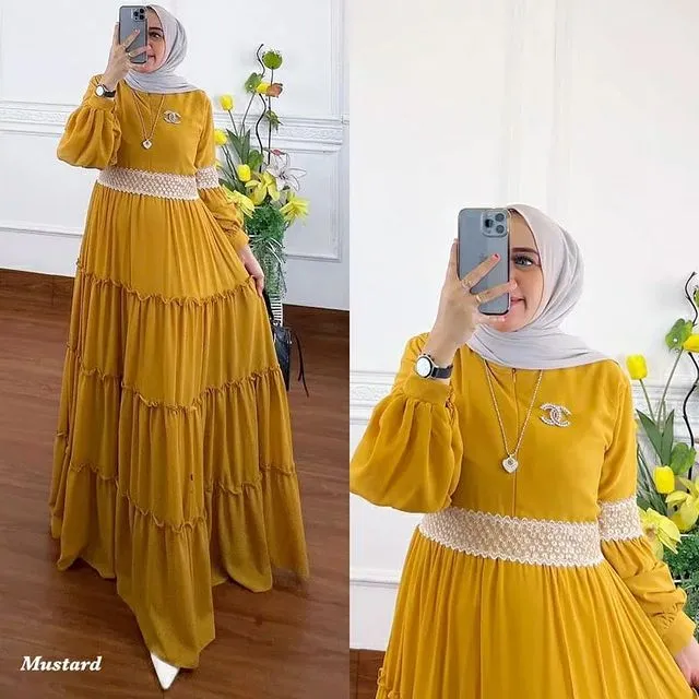 Mellia Dress - Prabu Outfit - Dress Babydoll Kekinian - Model Dress ...