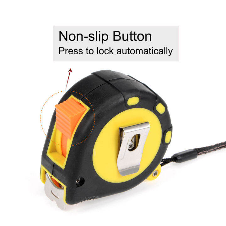 TECHHUNTER Measuring Tape 7.5m x 25ft Measure Self Lock Retractable ...