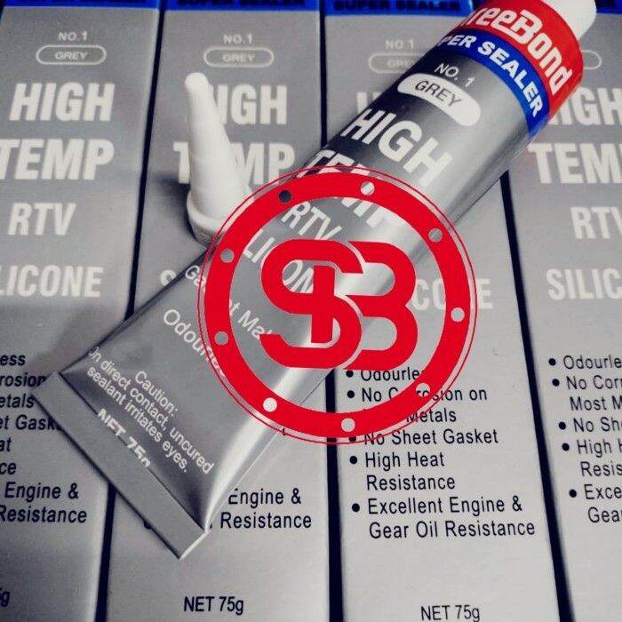 lem threebond Super Sealer No.1 High Temp RTV Silicone Grey Abu Abu 75gr | Lazada Indonesia