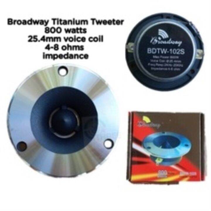 Titanium Tweeter free capacitor 800 watts 25.4mm voice coil tweeter ...