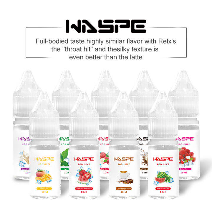 Waspe 10ml flavor Nic Salt e Juice Vape Pods Vape Juice Enjoy The Taste ...