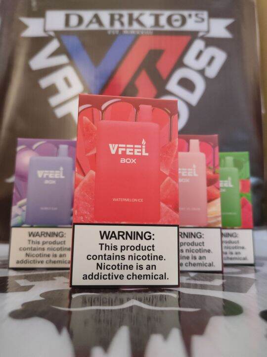 Vfeel Box 6000 Puffs Rechargeable Disposable Vape Type C | Lazada PH