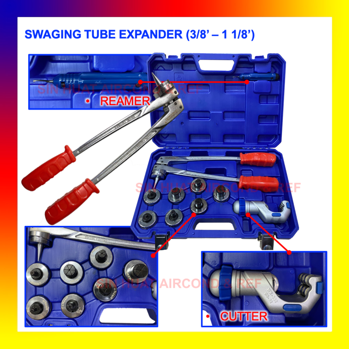LEVER TUBE EXPENDER FOR COPPER PIPE EXPENDER SWAGING TOO KIT COPPER ...