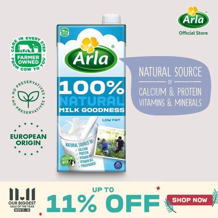 Arla Low Fat Milk 1L | Lazada PH