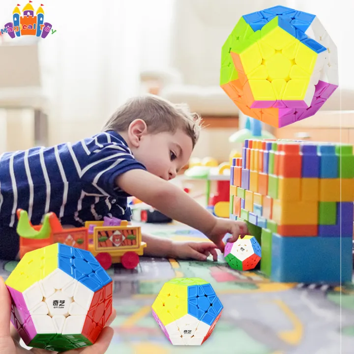 Ls【ready Stock】3x3 Megaminx Speed Cube Stickerless Megaminx