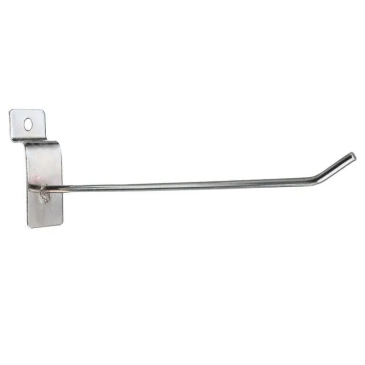25 x Slatwall Single Hook Pin Shop Display Fitting Prong Hanger ...