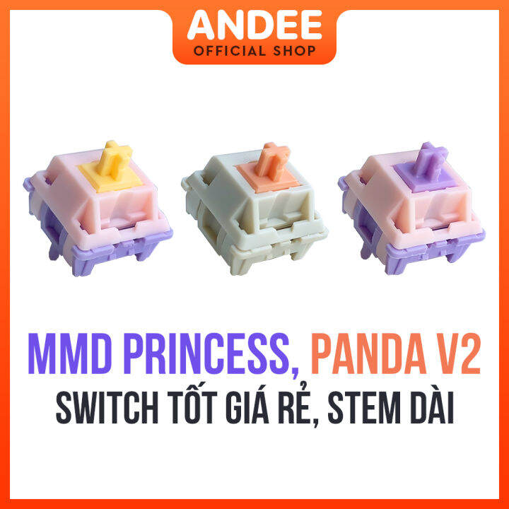 Switch MMD Princess Holy Panda v2 bán lẻ công tắc phím cơ giá rẻ chất ...