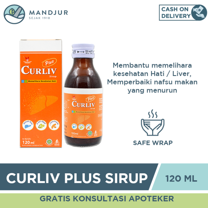 Curliv Plus Sirup 120 ML - Suplemen Kesehatan Hati Pada Anak-anak ...