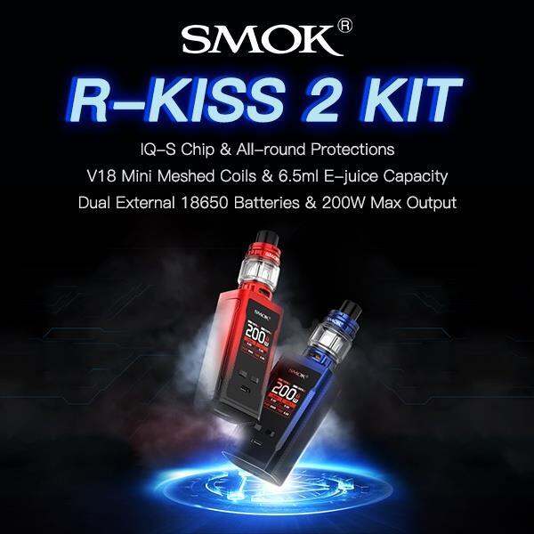 Smok R-Kiss 2 Mod Kit 200W with TFV18 Mini Tank Atomizer 6.5ml | Lazada PH