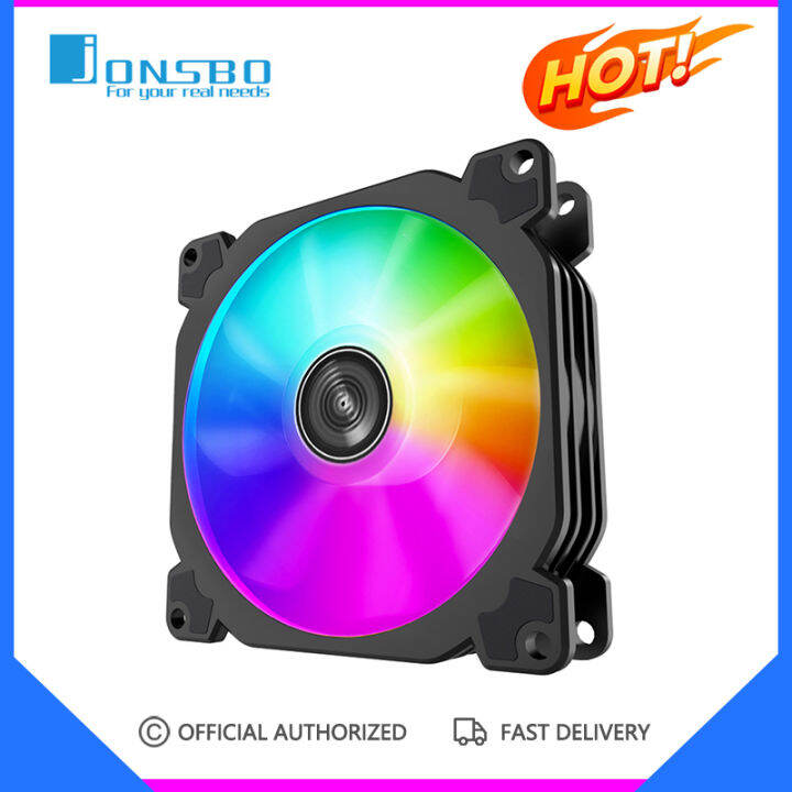 JONSBO FR-925 FR-901 RGB 90mm high air volume light effect case fan 5V ...