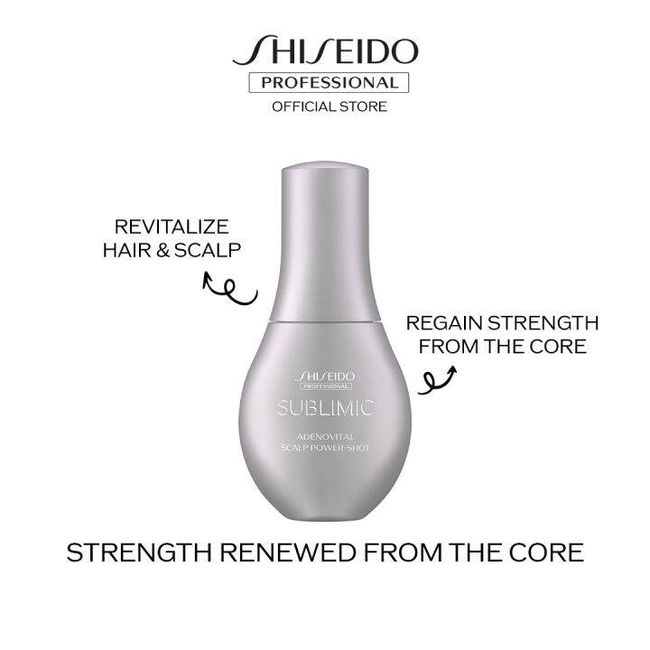 SHISEIDO PROFESSIONAL SUBLIMIC ADENOVITAL SCALP POWER-SHOT 120ML | Lazada