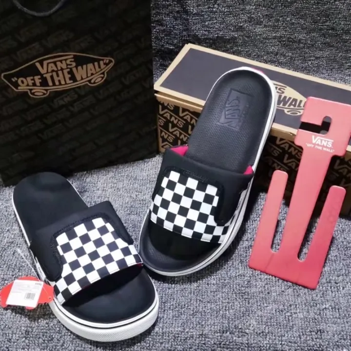Vans Checkerboard Ultracush Off the Wall Slides | Lazada PH