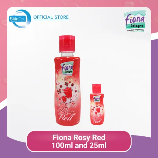 Fiona Cologne Rosy Red Flip Top (100ml) & 1 pc Rosy Red 25ml Flip Top ...
