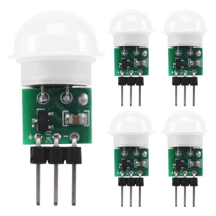 AM312 PIR Sensor,5 Pack PIR Motion Sensor Outdoor Mini Pyroelectric ...