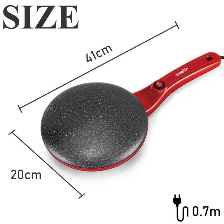 Electric Pancake Crepe Maker Pancake Tool Non-stick Griddle Machine ...