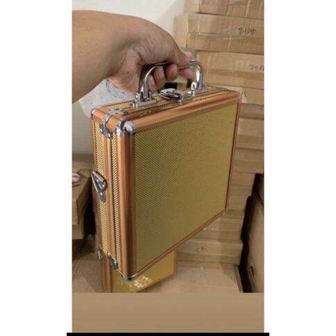 【SALE】24 capacity gold tari case with glass | Lazada PH