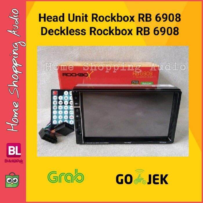 Headunit Rockbox Rb 6908 Deckless Rockbox Rb6908 Doubledin Rockbox Sip ...