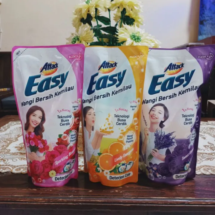 ATTACK EASY 750 ml DETERGEN CAIR | Lazada Indonesia