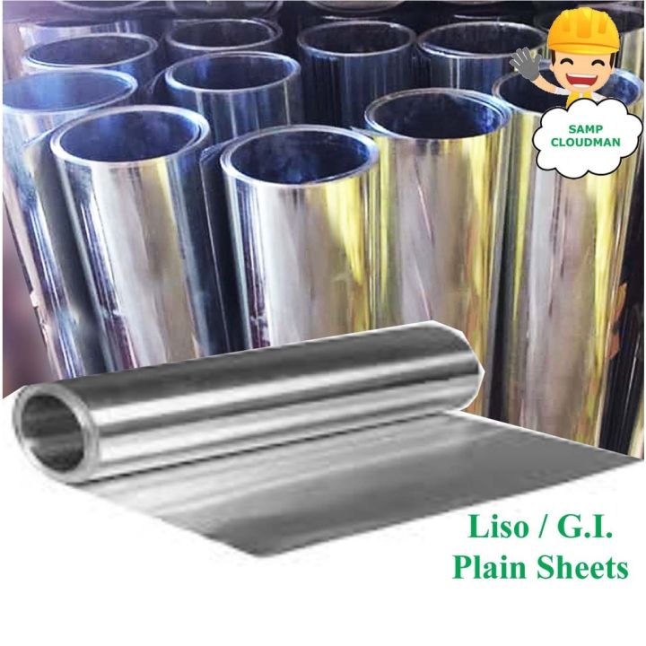 G I Plain Sheet Liso Gauge 26 24 X 3 Ft Or 4 Ft Wide X 8 Ft Length 
