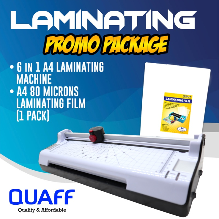 FMP 6in1 Hot/Cold Laminator Machine w/ Rotary Trimmer, Corner Rounder ...