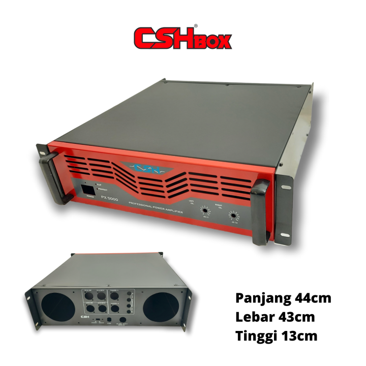Box Power Amplifier CSH Seri PX 5000 (box 3u) 2 Channel | Lazada Indonesia