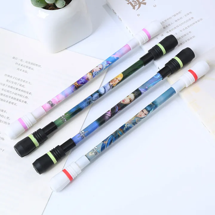 LD-A38 Spinning Pen Pulpen Putar Karakter Anti Stress / Pena Pulpen ...