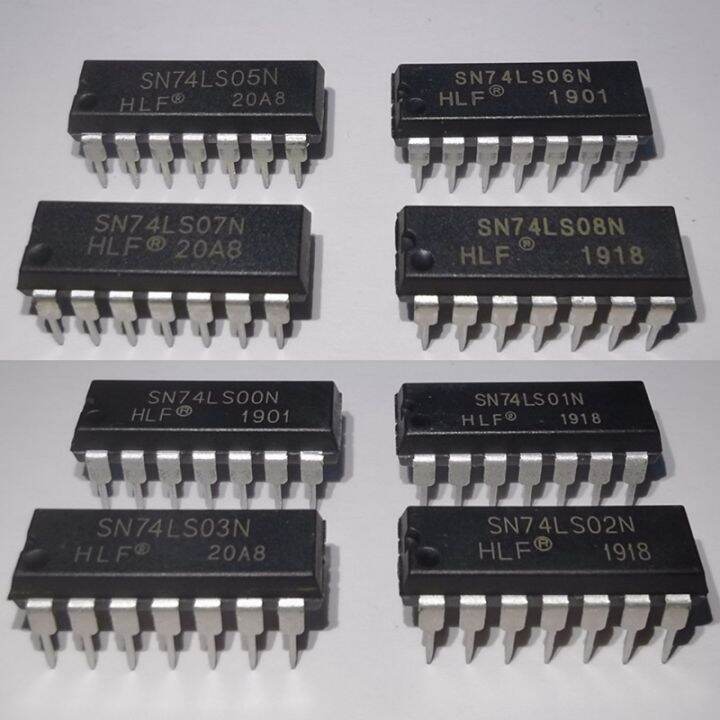 ic 74ls 74LS00 74LS02 74LS04 74LS08 74LS11 74LS14 dip smd | Lazada.co.th