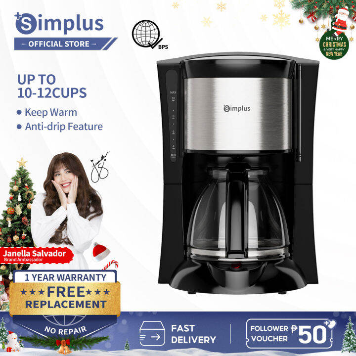 Simplus Drip Coffee Maker American Coffee Maker Coffee Machine Portable ...