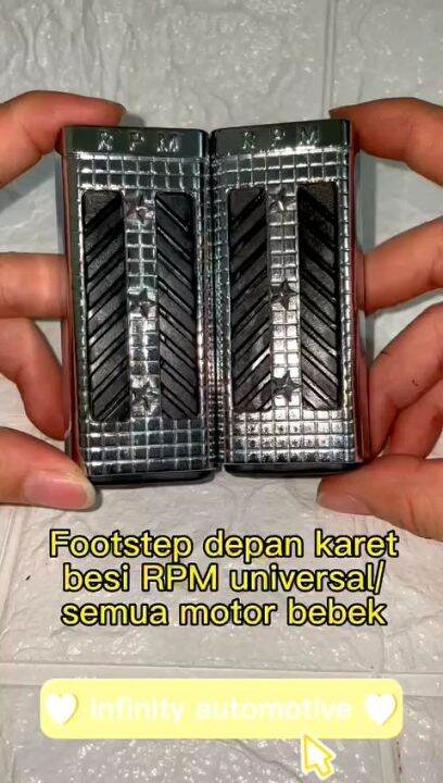 Footstep Injakan Depan Besi Tancap Rpm Universal Semua Motor Bebek ...
