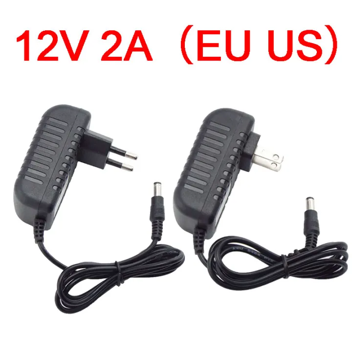 12V 2A 2000Ma Ac To Dc Power Adapter Supply Converter Charger Switchled ...