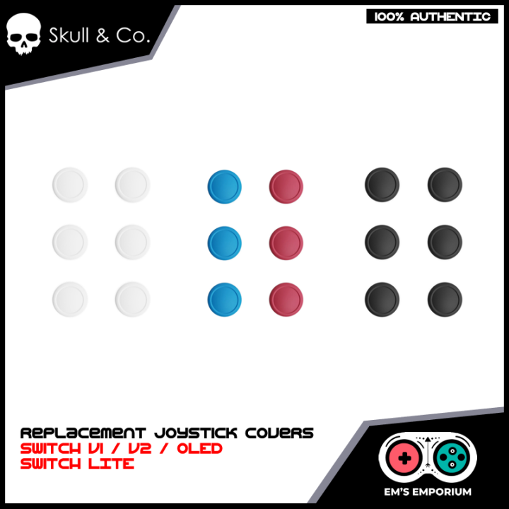 Skull & Co. Replacement Joystick Covers for Nintendo SWITCH / OLED ...