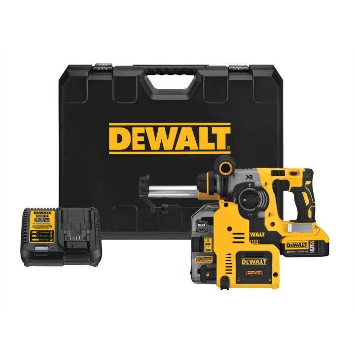 DeWALT DCH273P2DHO 20V MAX XR Rotary Hammer, SDS Plus, L-Shape, On ...